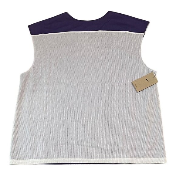 Nike | Shirts | Nike Reversible Pinnie Lacrosse Jersey Mens Tank Purple ...